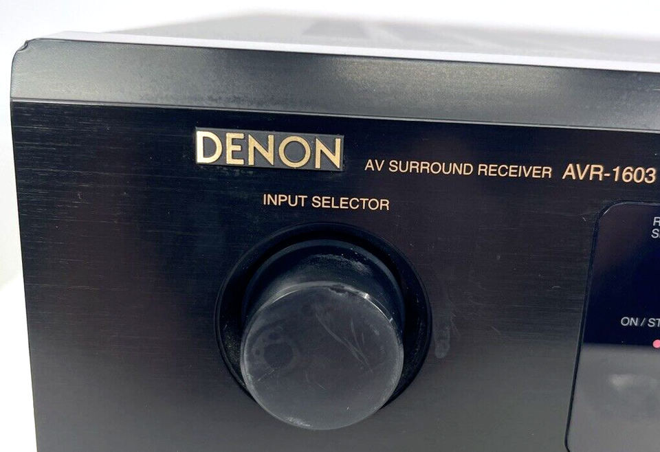 VTG Denon AVR-1603 AV Surround Sound Home Theater Receiver 5.1 Black ...