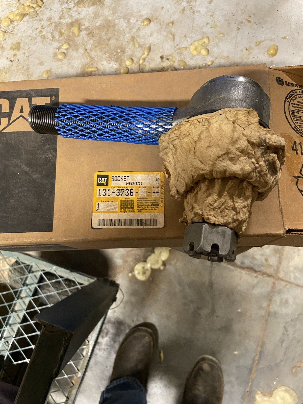 Cat tie rod end 131-3736 | eBay