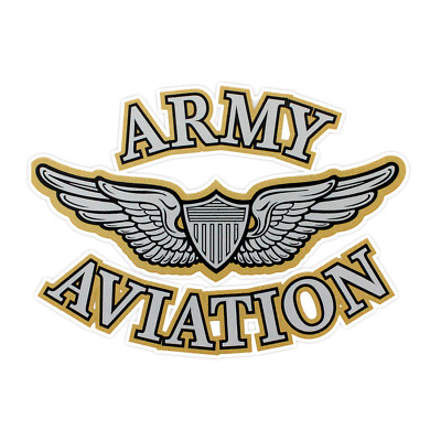 Army Aviation Clear Bumper Sticker Military Vinyl Soldier Decal 5" | eBay