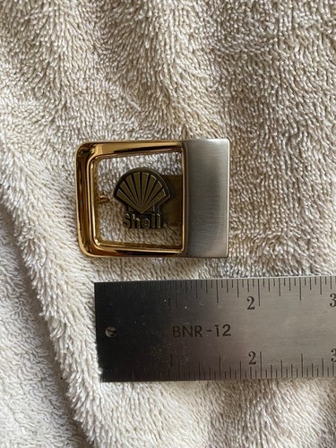 Vintage Shell Oil Belt Buckle | eBay