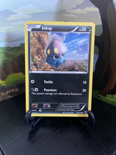 Inkay 75/146 - XY Base - Common - Pokemon Card TCG - LP | eBay