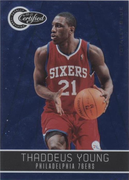 2010-11 Totally Certified - Thaddeus Young #4 Totally Blue /299 for ...
