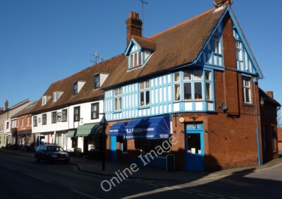 Photo 6x4 Traditional high street scene Needham Market Needham Market ...