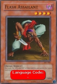 Yugioh Flash Assailant (V.2) SRL-EN082 Common Englisch Near Mint ...