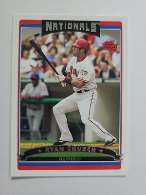 RYAN CHURCH 2006 TOPPS BASEBALL CARD # 154 E4833 | eBay