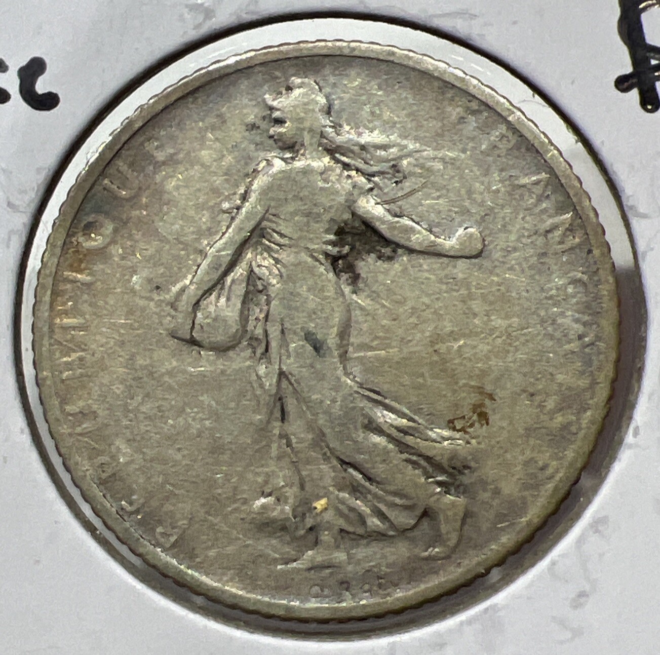 1908 1 Franc France Silver World Coin | eBay