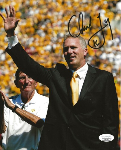 Chuck Long signed Iowa Hawkeyes 8x10 photo autographed 2 JSA | eBay