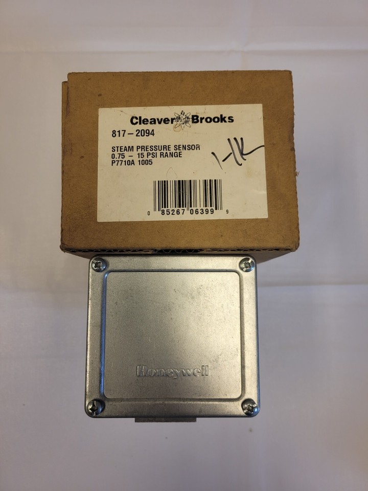 Cleaver Brooks Steam Pressure Sensor 817-2094 .75 - 15 PSI Range - New ...