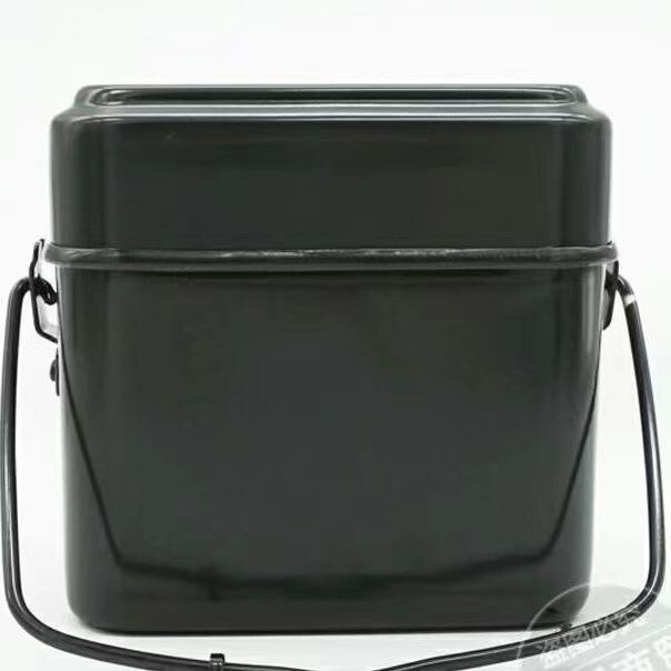 2-Layer Military Mess Kit Repro Outdoor Camping Aluminum Mess Tin ...