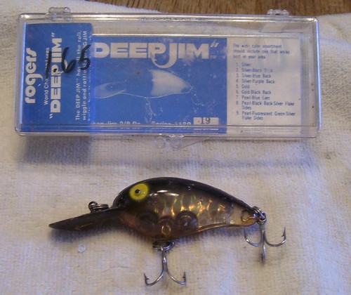 ROGERS DEEP JIM LURE 02/15/18POTS BOX PAPER | eBay