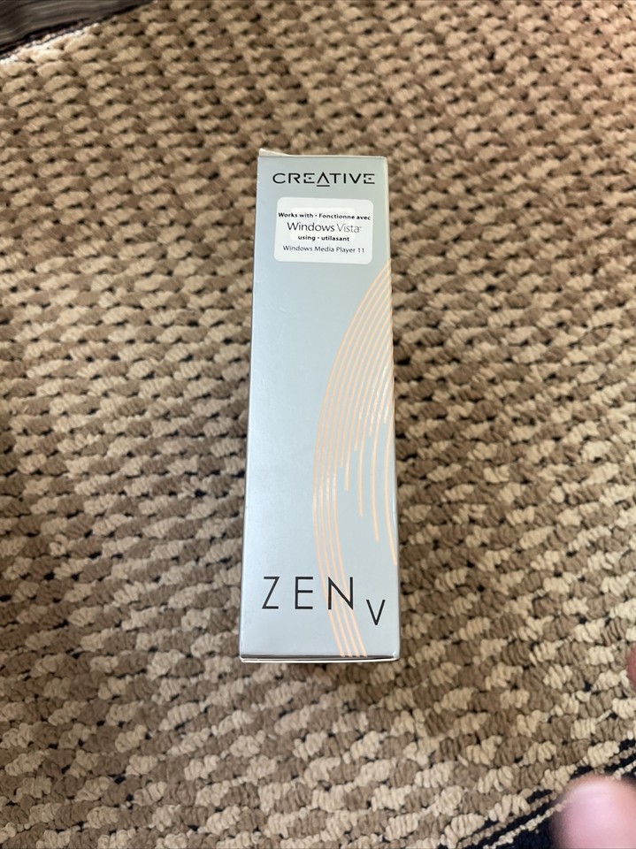 Creative Zen V 1GB Black And Orange Digital Media Player sealed ...