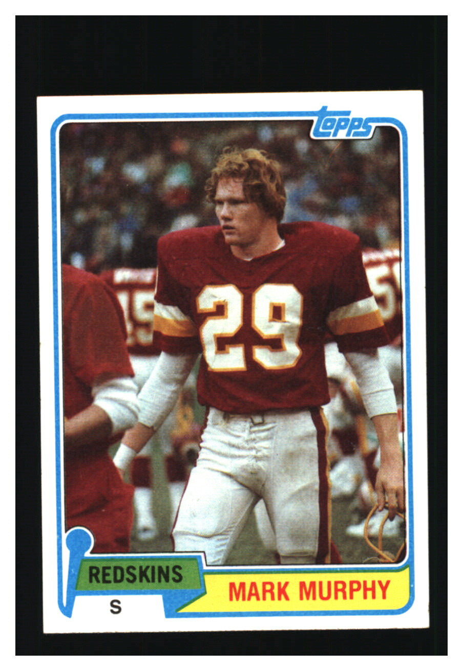 1981 Topps #104 Mark Murphy Washington Redskins NM-MT | eBay
