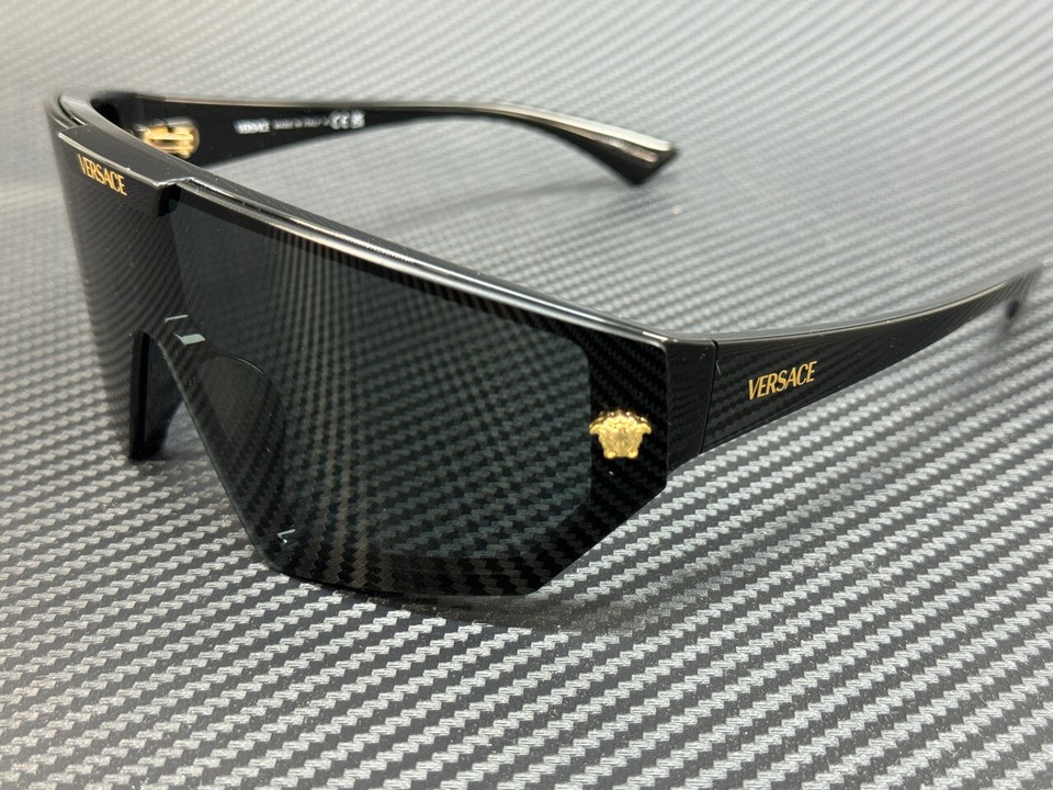 VERSACE VE4461 GB1 87 Black Dark Grey 70 mm Unisex Sunglasses | eBay
