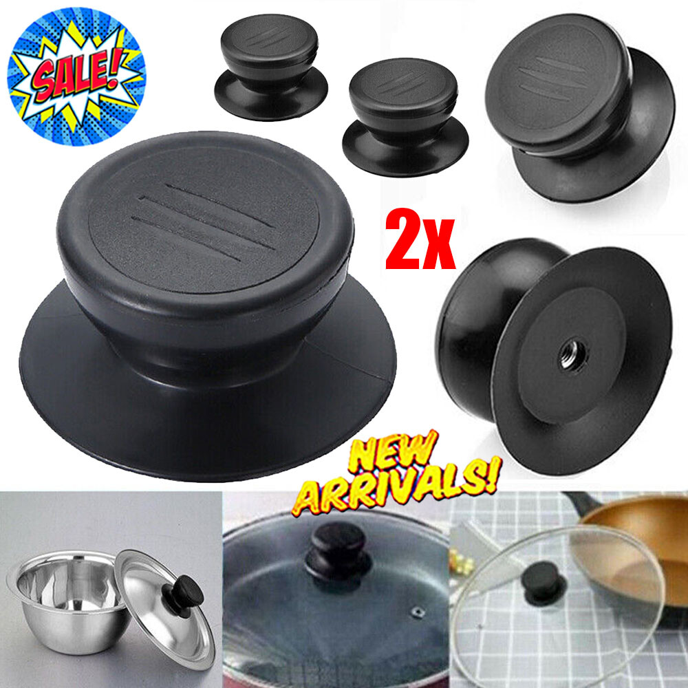 2Pcs Kitchen Pan Lid Handle Replacement Cookware Pot Saucepan Hand Grip ...