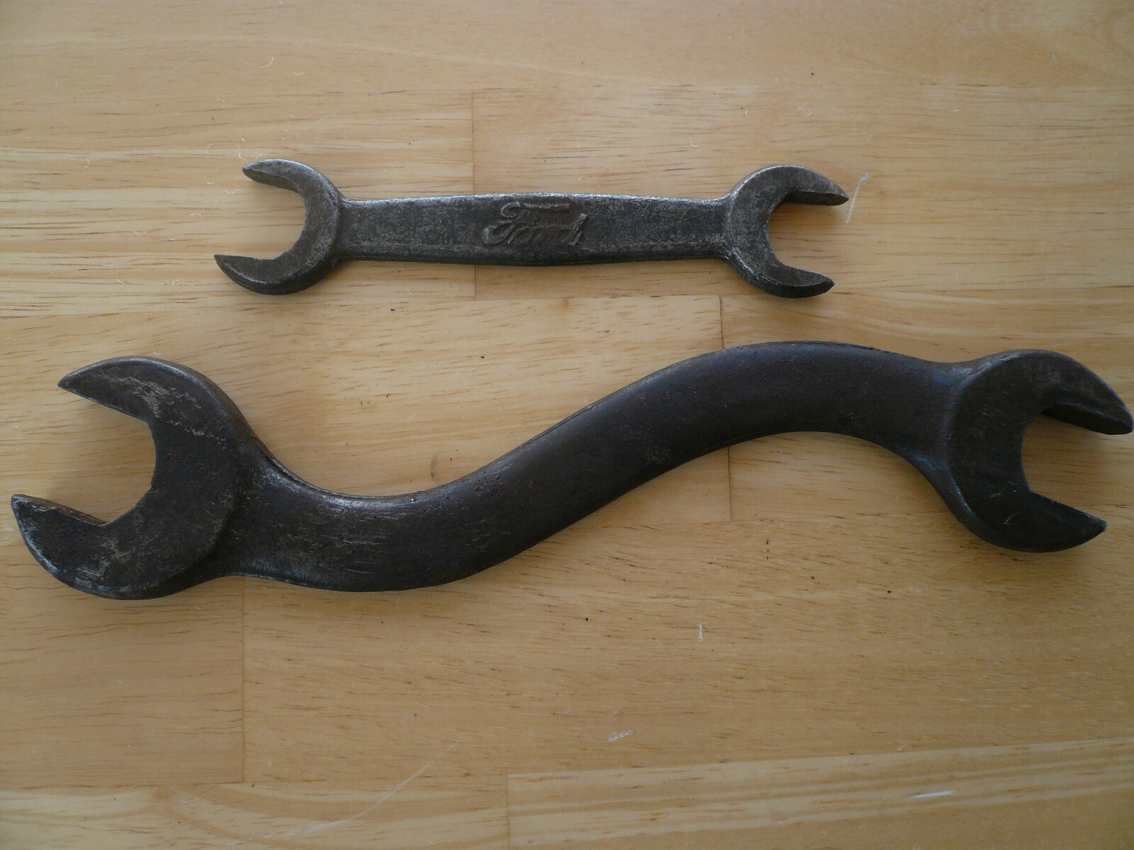 Vintage Drop Forged S-curved Wrench 103 Ford Script T-1917 Double End ...