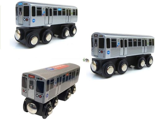 MUNI PALS Munipals Wooden Chicago Transit Authority CTA L Subway Train ...