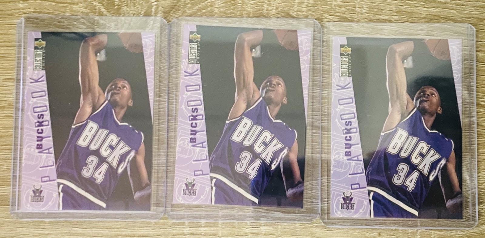 Lot Of 3 Ray Allen 1996 Milwaukee Bucks Upper Deck~NM | eBay
