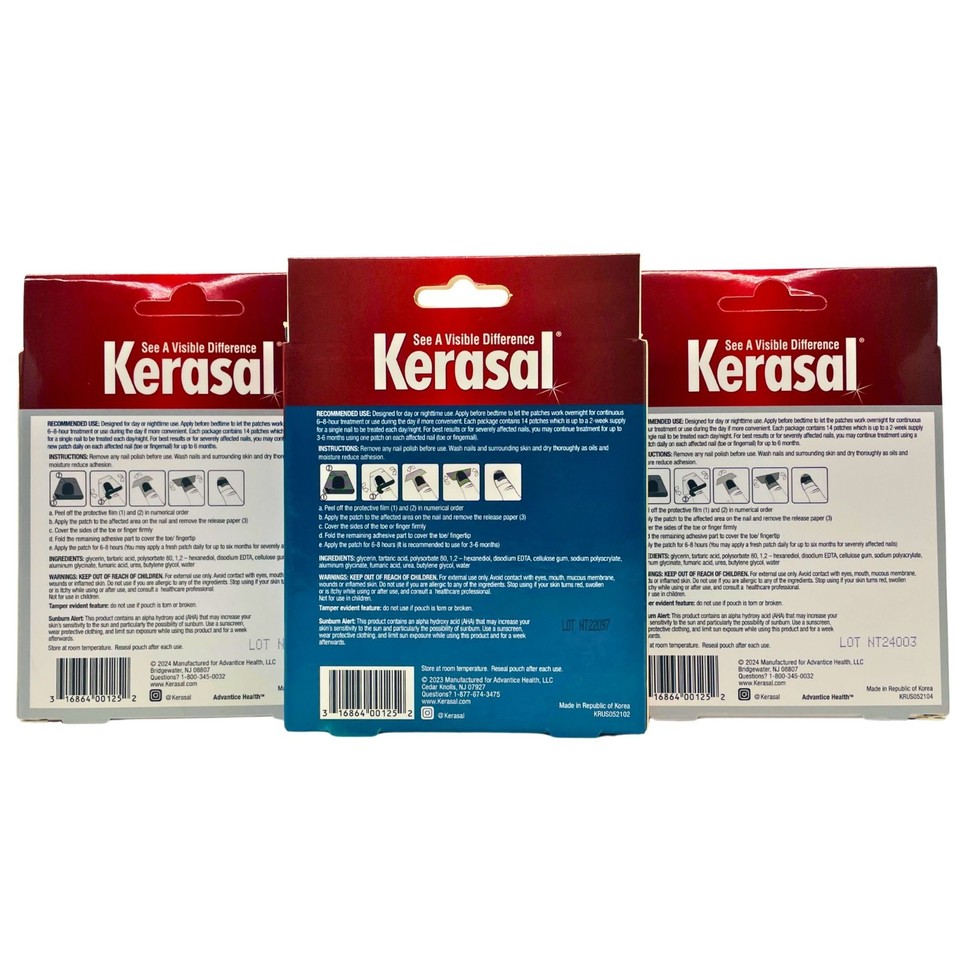 Kerasal Multi-Purpose Nail Repair Patches 14 Ct – 3 Pack | eBay