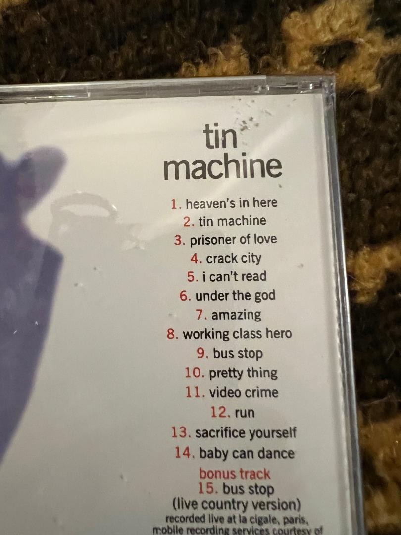 Tin Machine by Tin Machine (CD, Nov-1995, Virgin) for sale online | eBay