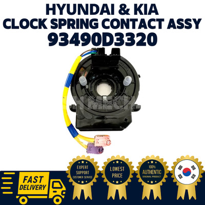 GENUINE OEM Hyundai Kia Clock Spring Contact Assy 93490D3320 Tucson ...