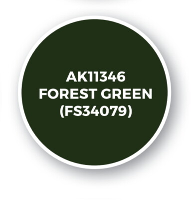 Acrylic Paint (3rd Generation) for AFV - Forest Green (FS34079) 17ml ...