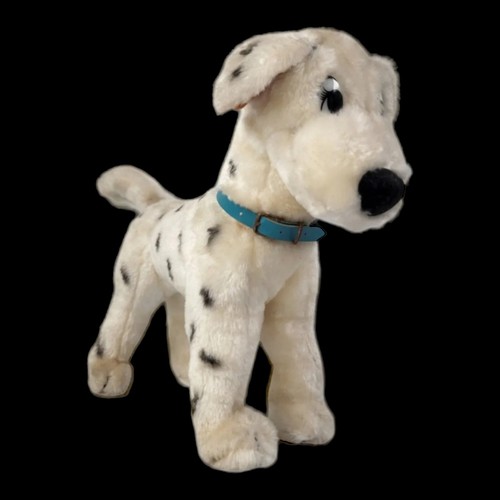 Vtg 80s Disney Plush 101 Dalmations Perdita Dog Poseable Teal Collar ...