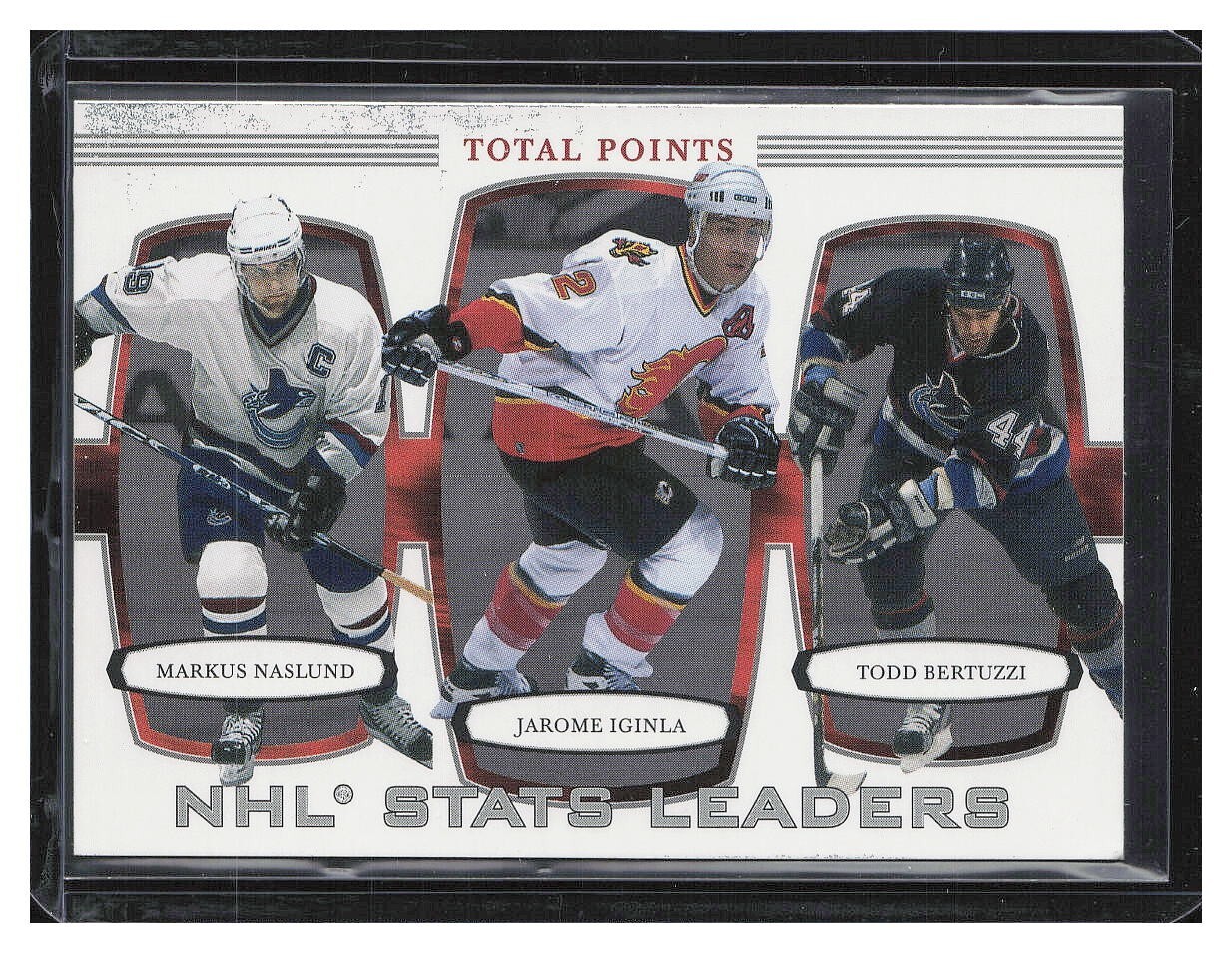 2002-03 BAP First Edition #371 Jarome Iginla SL/Markus Naslund/Todd ...