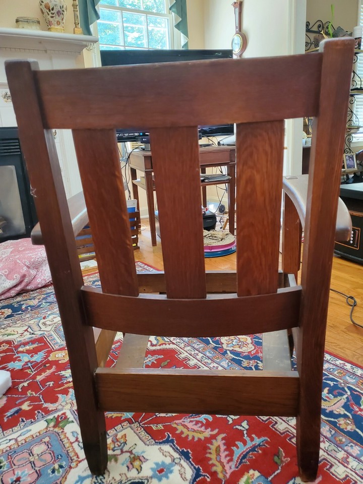 Charles Limbert 2 1905 (stamped) numbered arts and crafts chairs | eBay