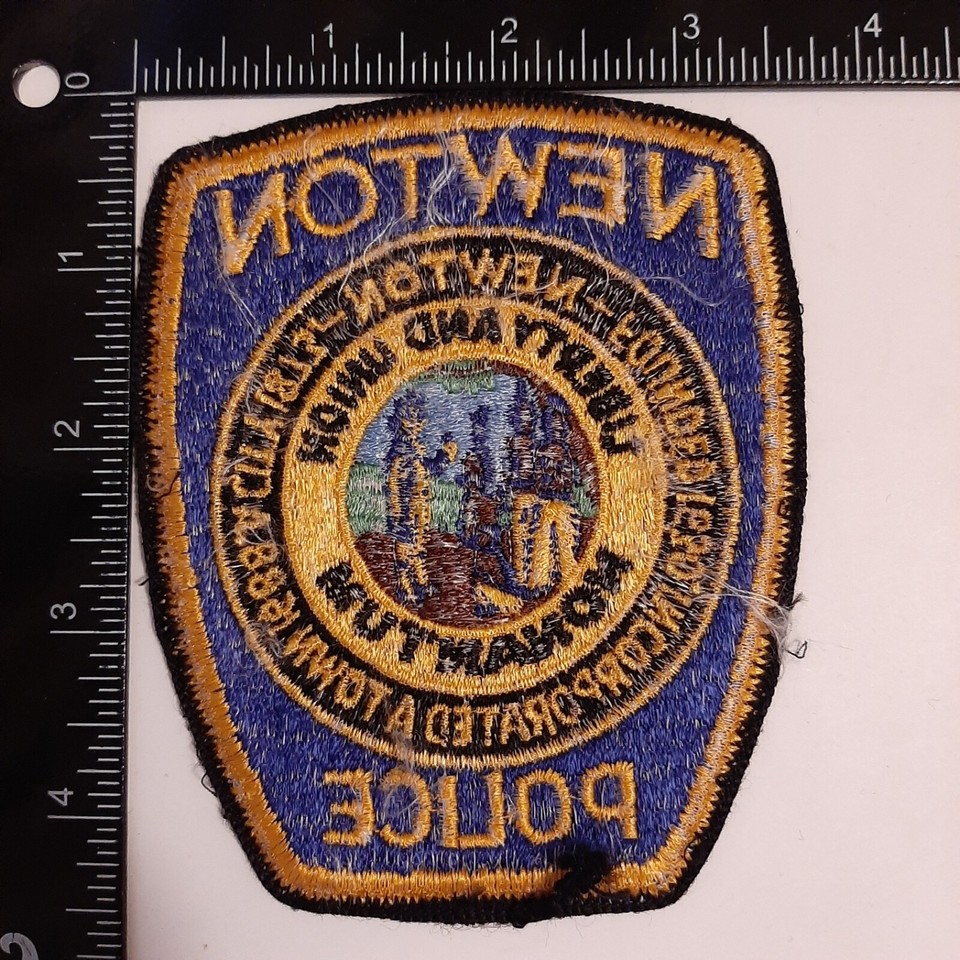 VINTAGE Newton MA Massachusetts Police Department Patch | eBay