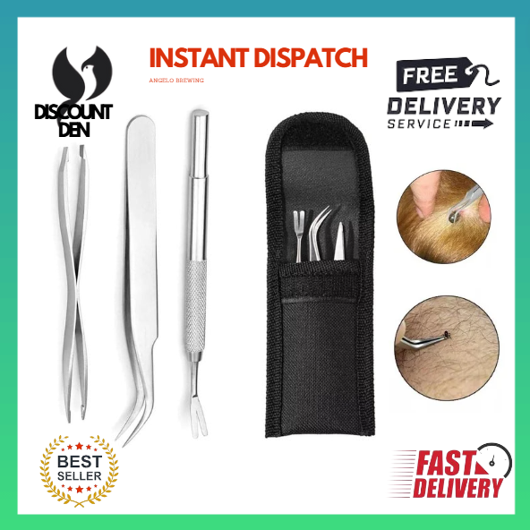 Tick Remover, Stainless Steel Tick Remover, Tick Removal Tool for Dogs ...
