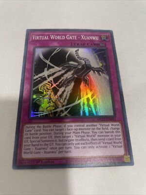 Yugioh Virtual World Gate - Xuanwu Super Rare MP22 | eBay