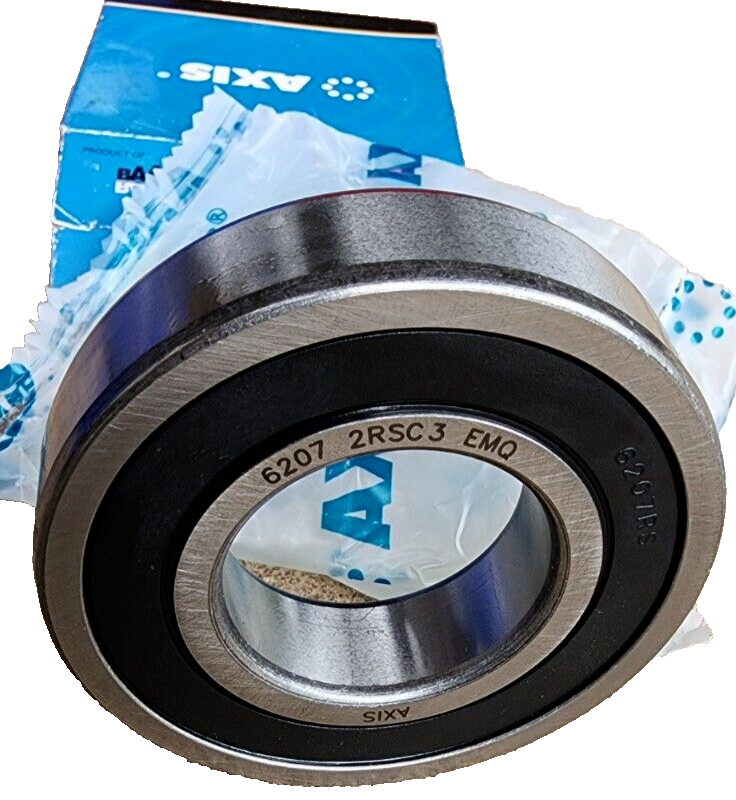 (QTY:1) AXIS 6207-2RS C3 Rubber Seal Ball Bearing 35x72x17 | eBay
