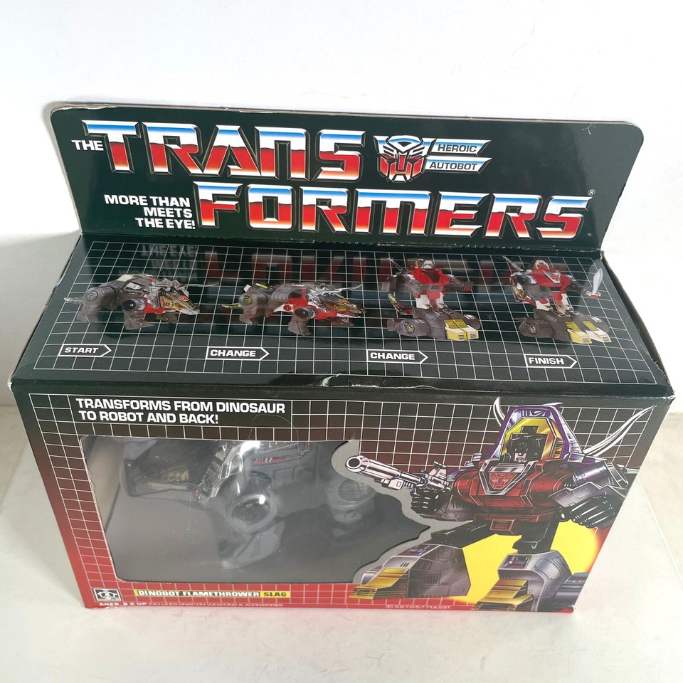 Transformers G1 Slag Dinobot Flamethrower Reissue Action Figure Toys In ...