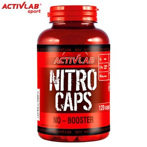 NITRO CAPS 120 Capsules Pre-Workout Booster Nitric Oxide L-Arginine ...