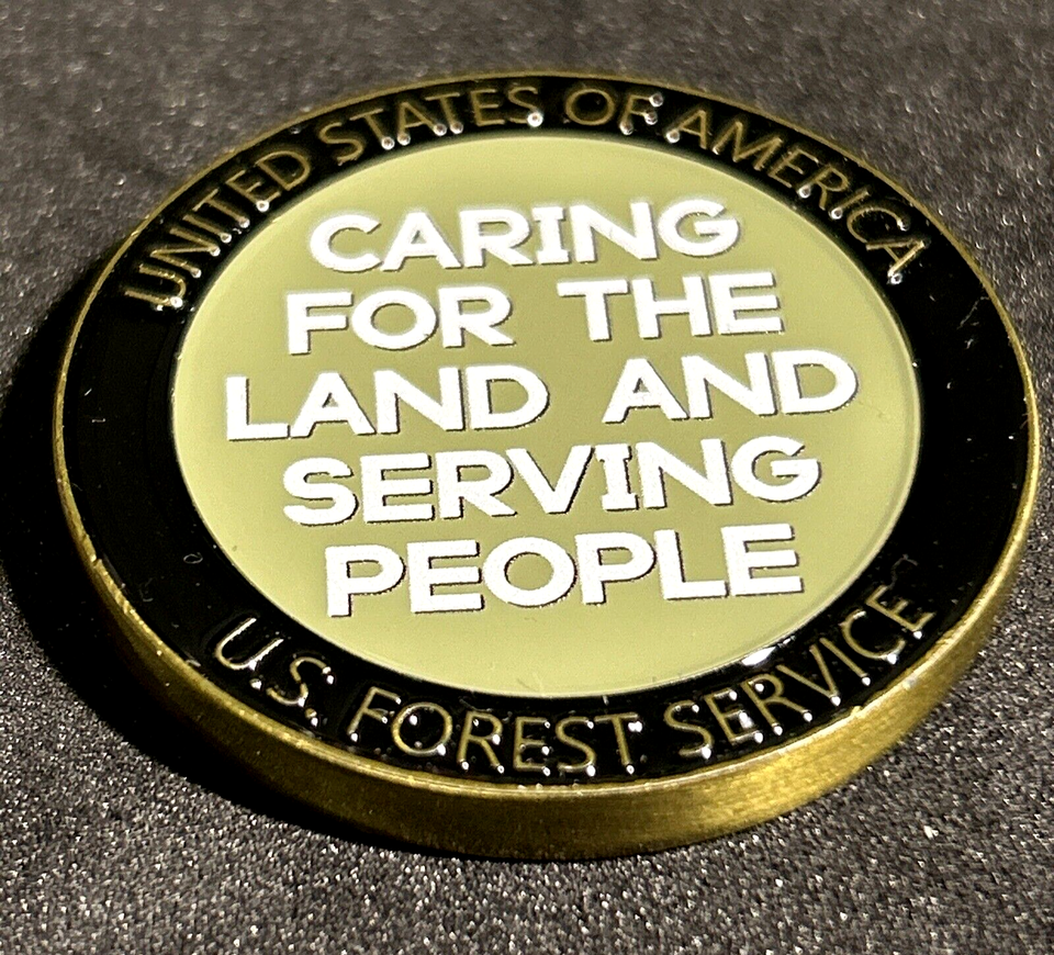 US FOREST SERVICE Challenge Coin🌲-DEPARTMENT OF AGRICULTURE 1.75" | eBay