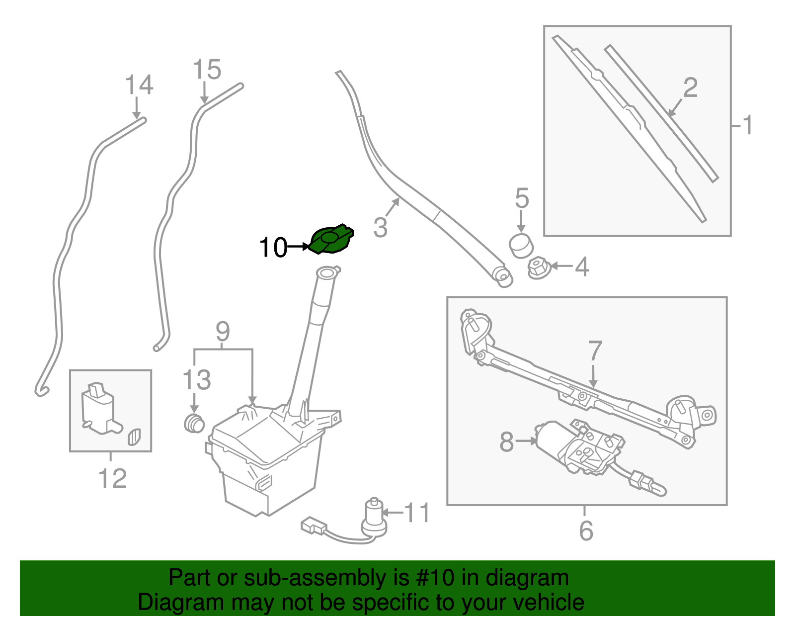 Kia 986233E000 Genuine OEM Factory Original Reservoir Cap for sale ...