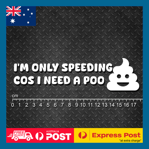 1 x Funny Poo Poop Car Window Bumper Sticker Decal Viny Grap | eBay ...
