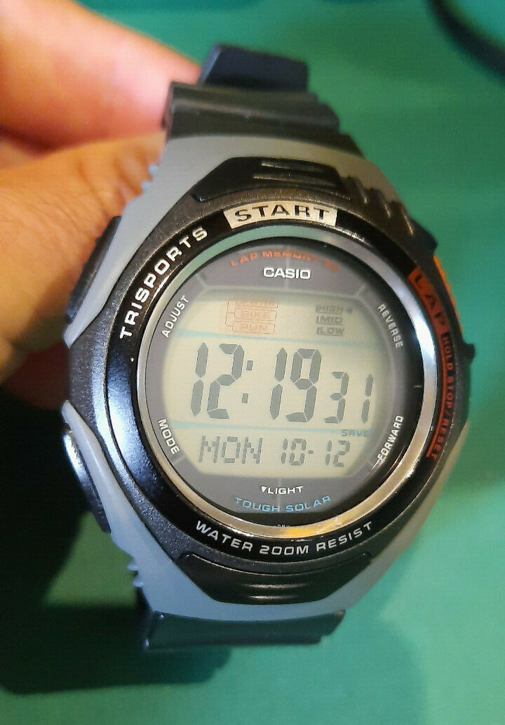 Casio STR-600S Sport Tough Solar PHYS Module 2634 WR200M | eBay
