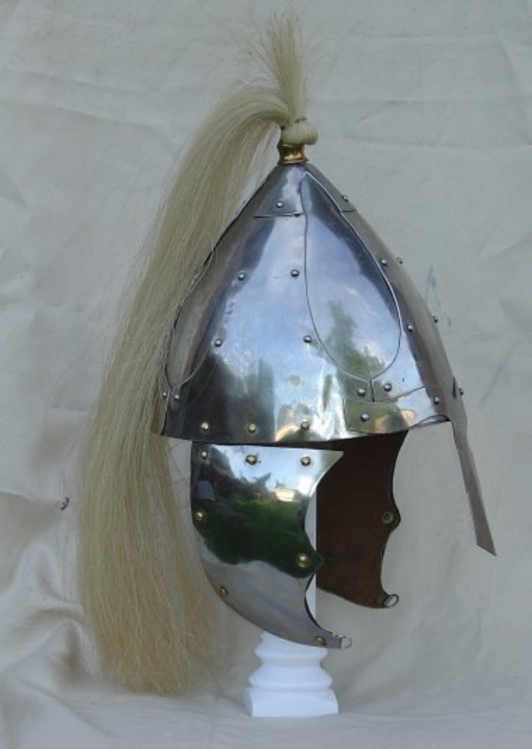Late Roman Arthurian King Arthur iron helmet Viking Norman Medieval ...