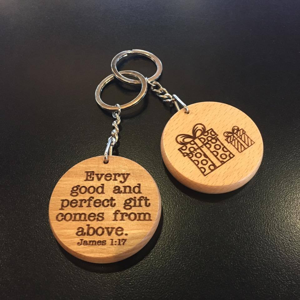 CHRISTIAN SCRIPTURE BIBLE VERSE KEYRING KEYCHAIN CHRISTMAS GIFT ...