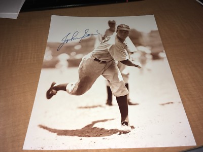 Johnny Sain Boston Braves Signed Baseball Photo W/Our COA | eBay