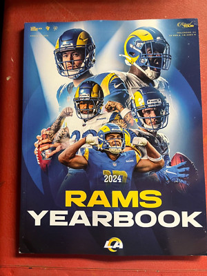 2024 LOS ANGELES RAMS YEARBOOK FOOTBALL PROGRAM NFL SUPER BOWL CHAMPS ...