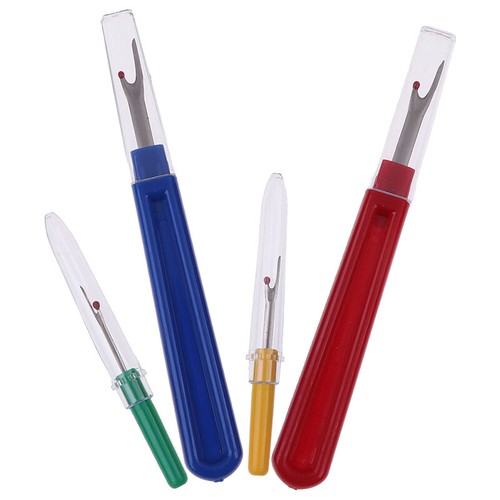 Hot 4PCS Handle Craft Thread Cutter Seam Ripper Stitch Unpicker Sewing ...