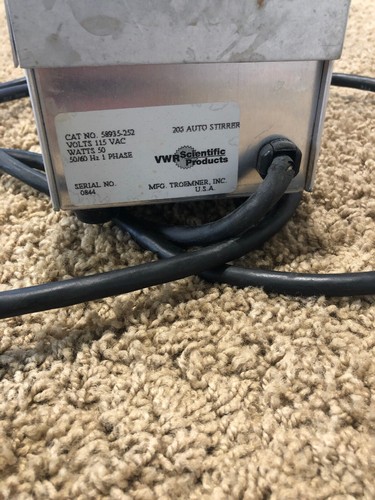VWR Scientific 205 Auto-Stirrer Magnetic Stirrer 08322 | eBay