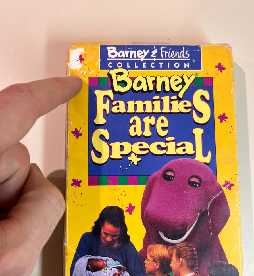 Barney VHS Lot, 4 Movies, Safety, Songs, Riding in Car, Families are ...