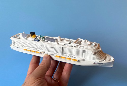 MODEL cruise ship COSTA SMERALDA 1/1250 scale by SCHERBAK, USA | eBay