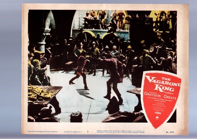 Lobby Card: THE VAGABOND KING-SWORD FIGHT SCENE-LOBBY CARD #2 FN/VF | eBay