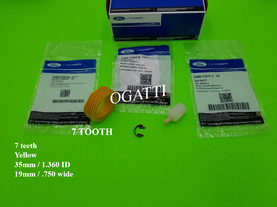 FORD OEM TRANSMISSION SPEEDOMETER DRIVEN GEAR KIT E7TZ-17285-B C2DZ ...