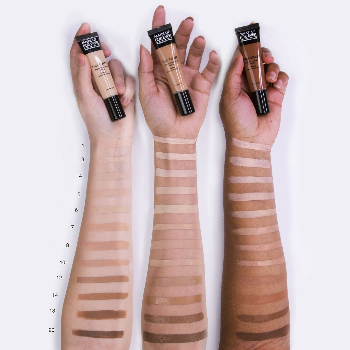 Make Up For Ever Full Cover Concealer Swatch