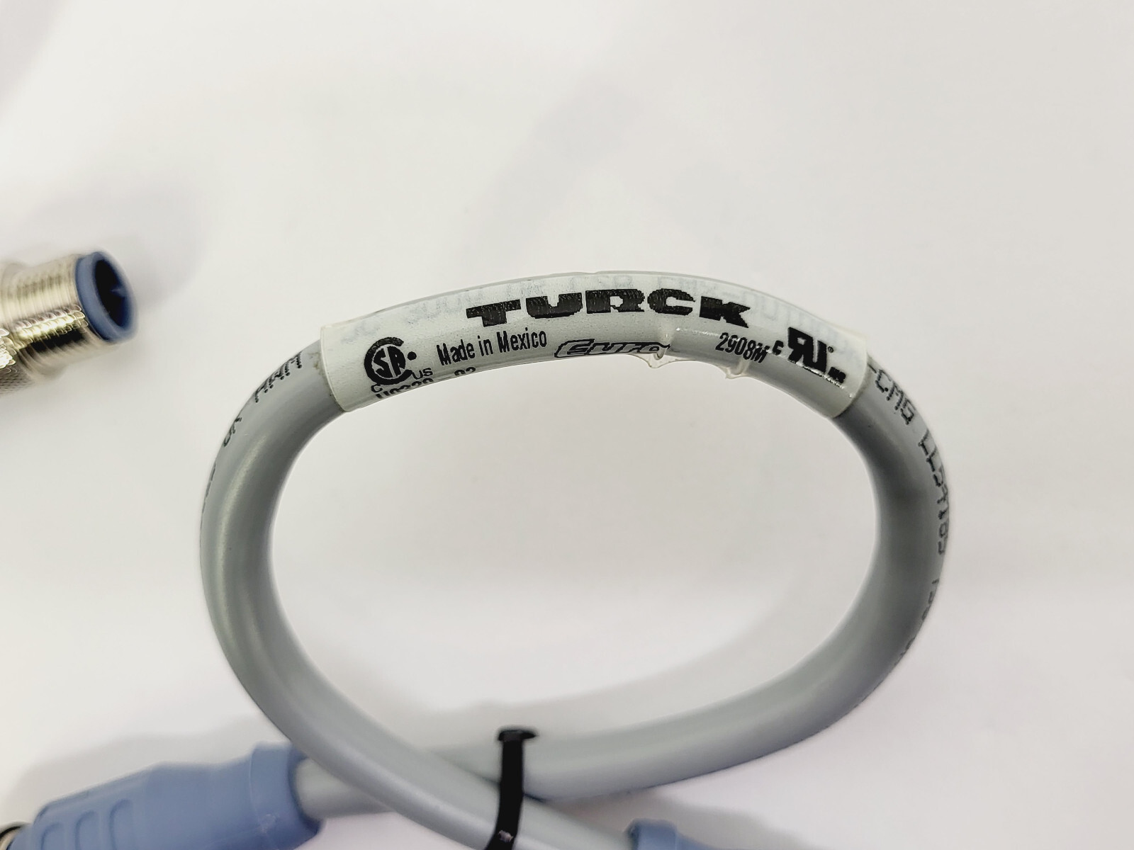 (2) TURCK U0320-02 RSC RKC 572-0.3M Devicenet Cable M12 Femal to M12 ...